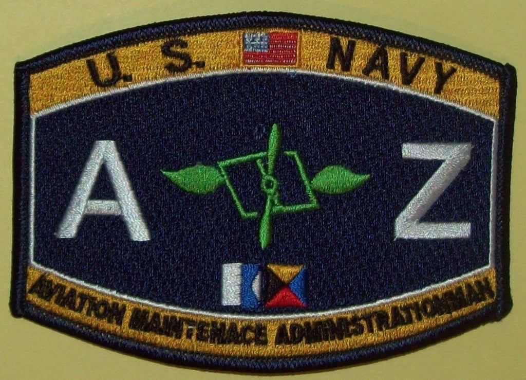 AVIATION MAINTENACE ADMINISTRATIONMAN - AZ - MILITARY RATING PATCH | USMILITARYPATCH.COM